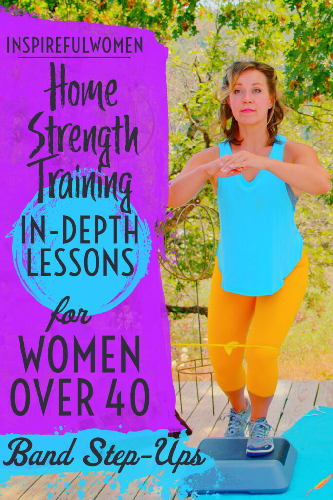 Forward Step Ups – Band - Inspireful Women