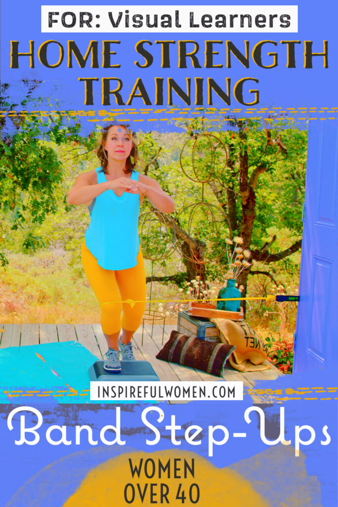 Forward Step Ups – Band - Inspireful Women