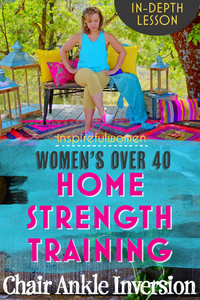 Chair Seated Ankle Inversion – Mini Band - Inspireful Women