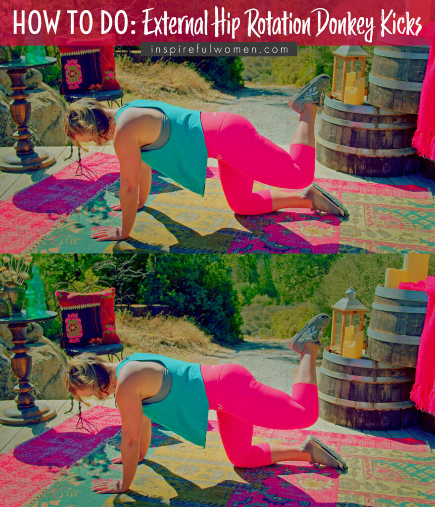 Donkey Kick to Fire Hydrant Exercise - Inspireful Women
