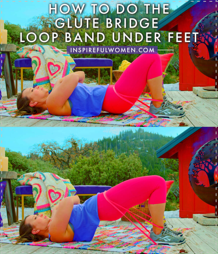 Band Glute Bridge Foot Anchored - Inspireful Women