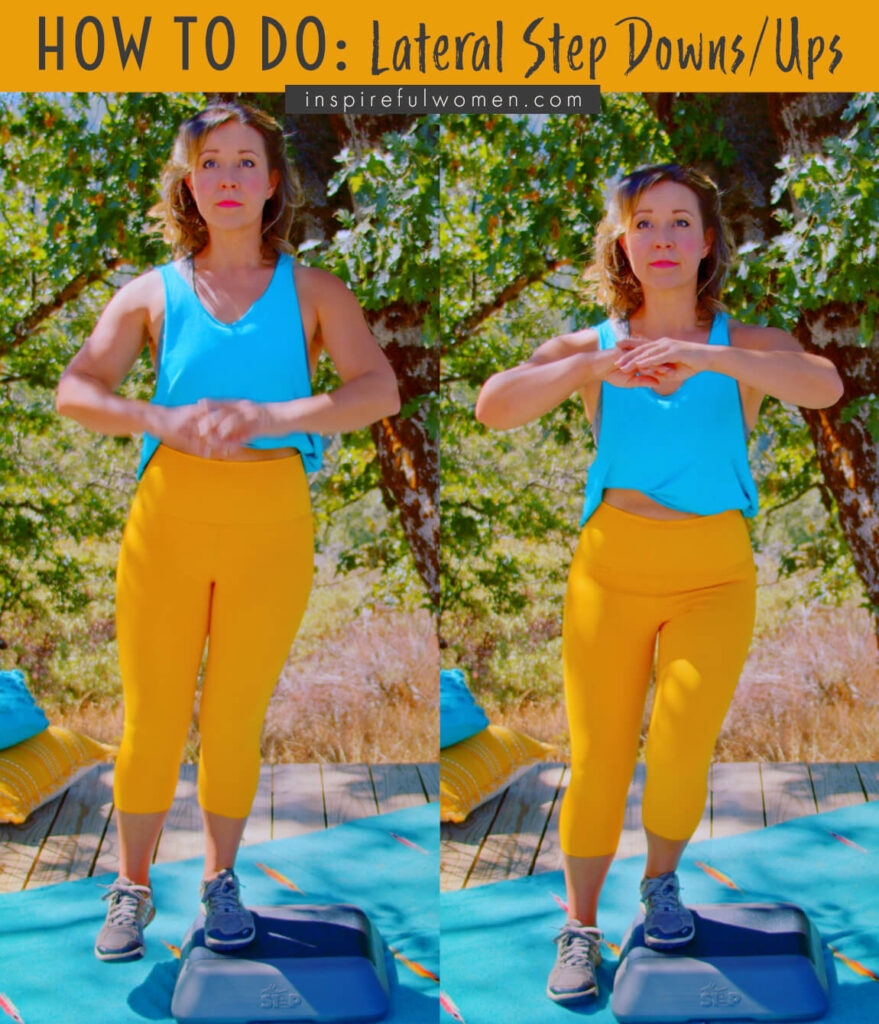 Lateral Step Ups - Inspireful Women