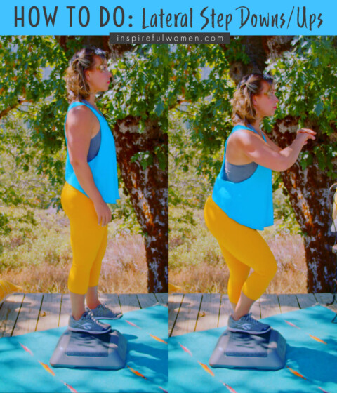 Lateral Step Ups - Inspireful Women