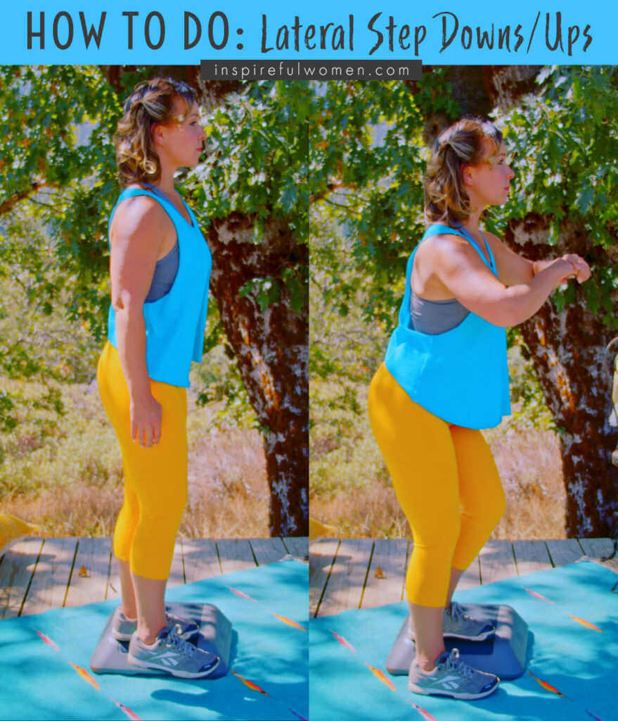 Lateral Step Ups - Inspireful Women