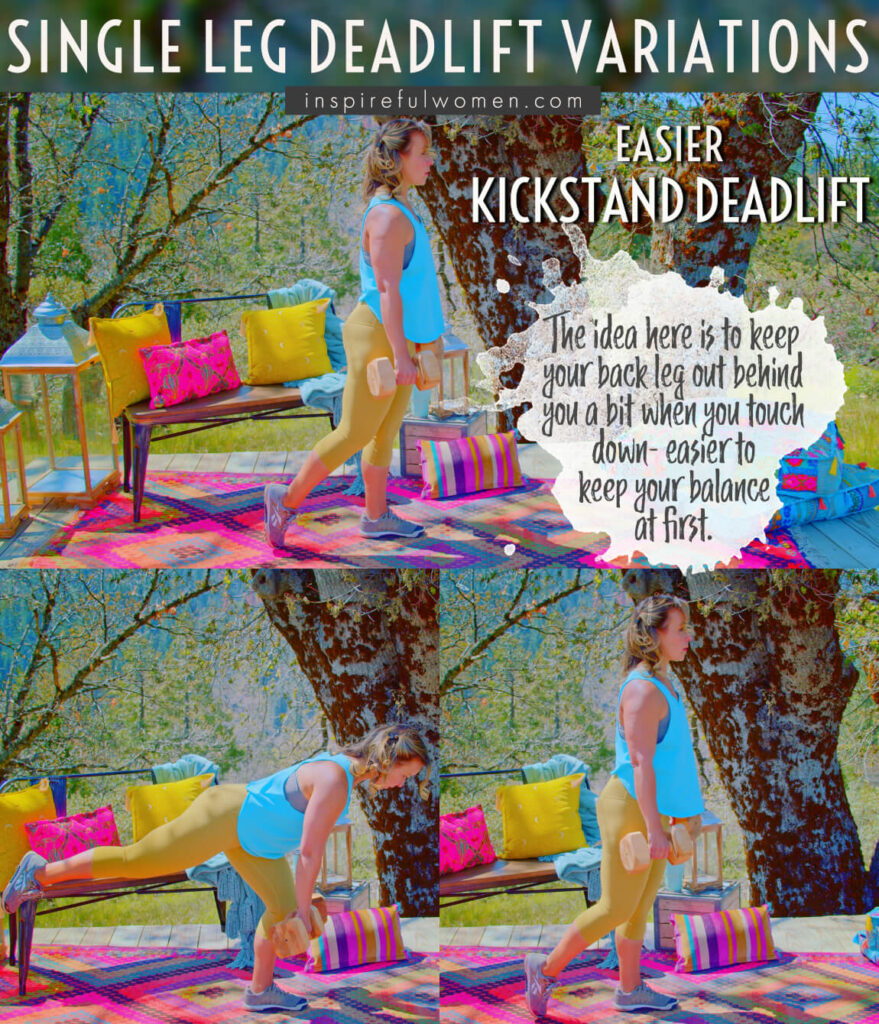 Single Leg Deadlift – Dumbbells - Inspireful Women