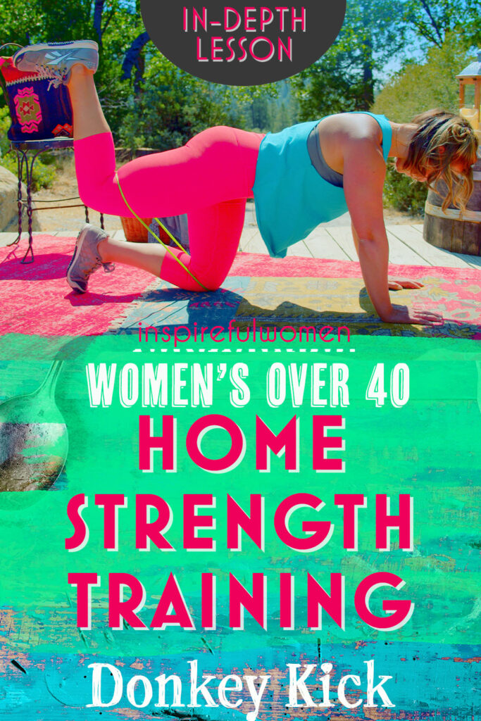 Donkey Kick w/ Mini Band Around Knees - Inspireful Women