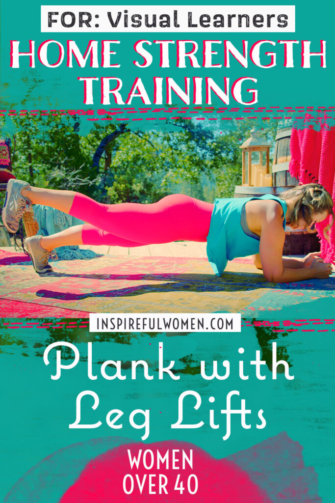 Plank with Alternating Leg lifts - Inspireful Women