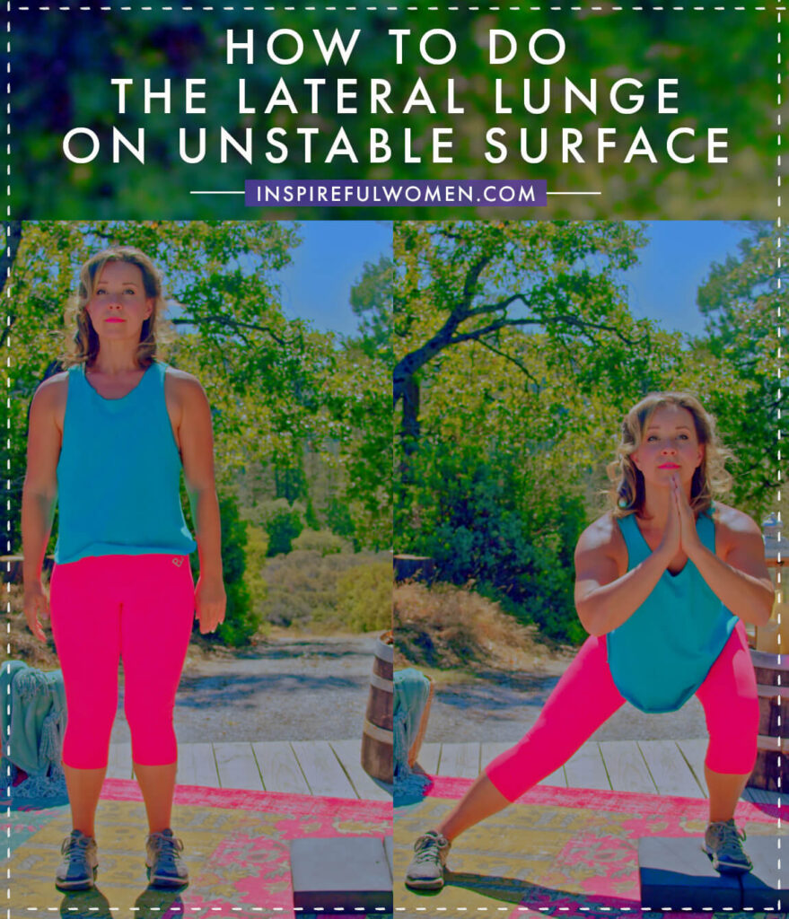 Bosu Ball Lateral Lunge - Inspireful Women