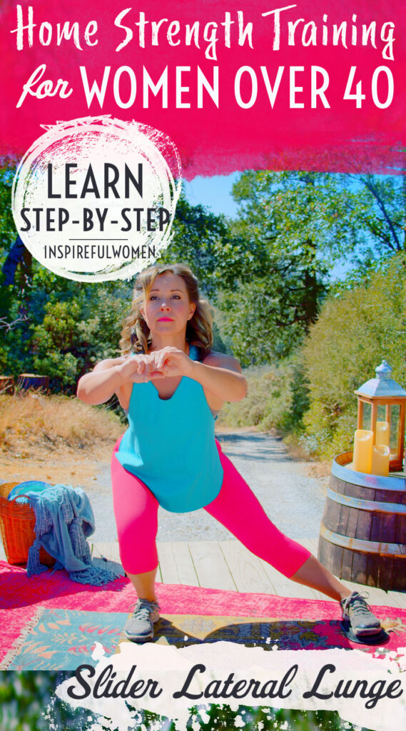 Slider Lateral Lunge - Inspireful Women