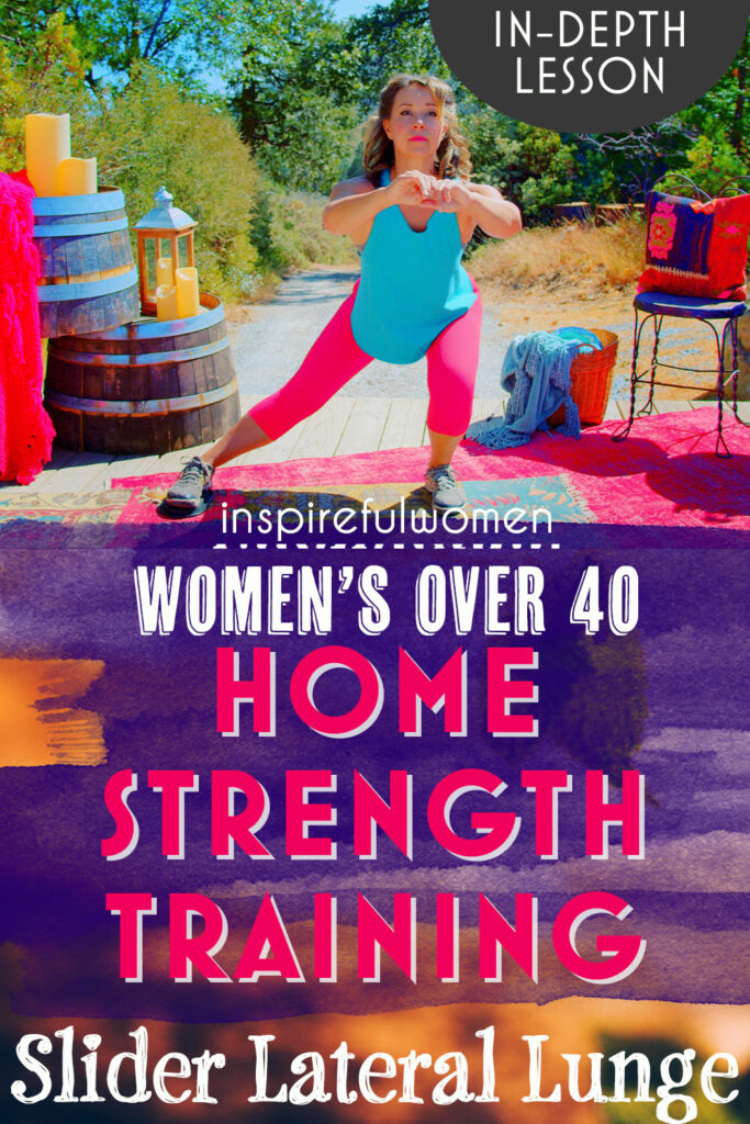 Slider Lateral Lunge - Inspireful Women