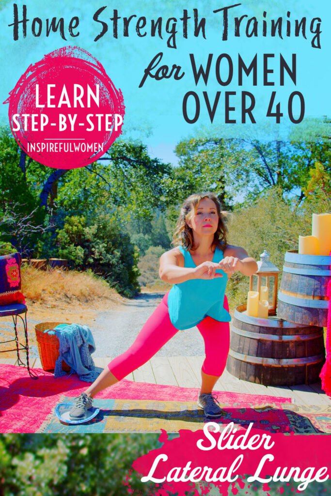 Slider Lateral Lunge - Inspireful Women