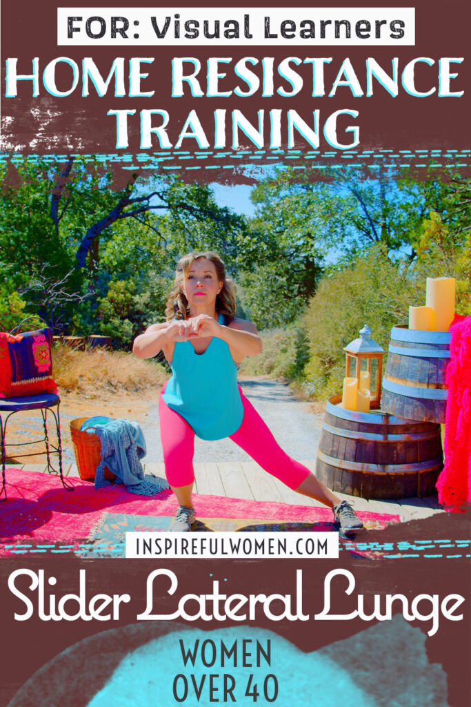 Slider Lateral Lunge - Inspireful Women